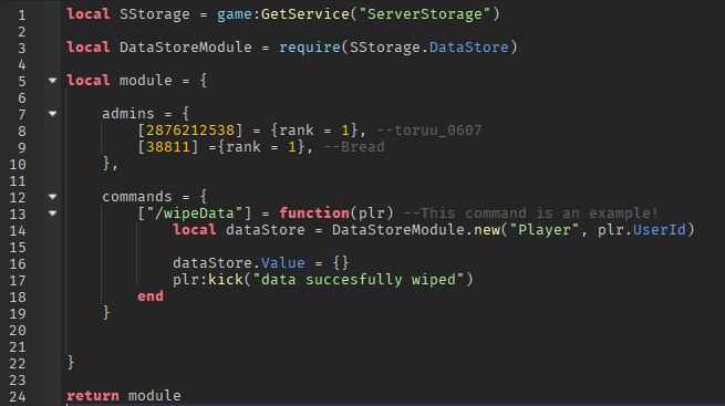 Super Easy Command System Community Resources Developer Forum Roblox