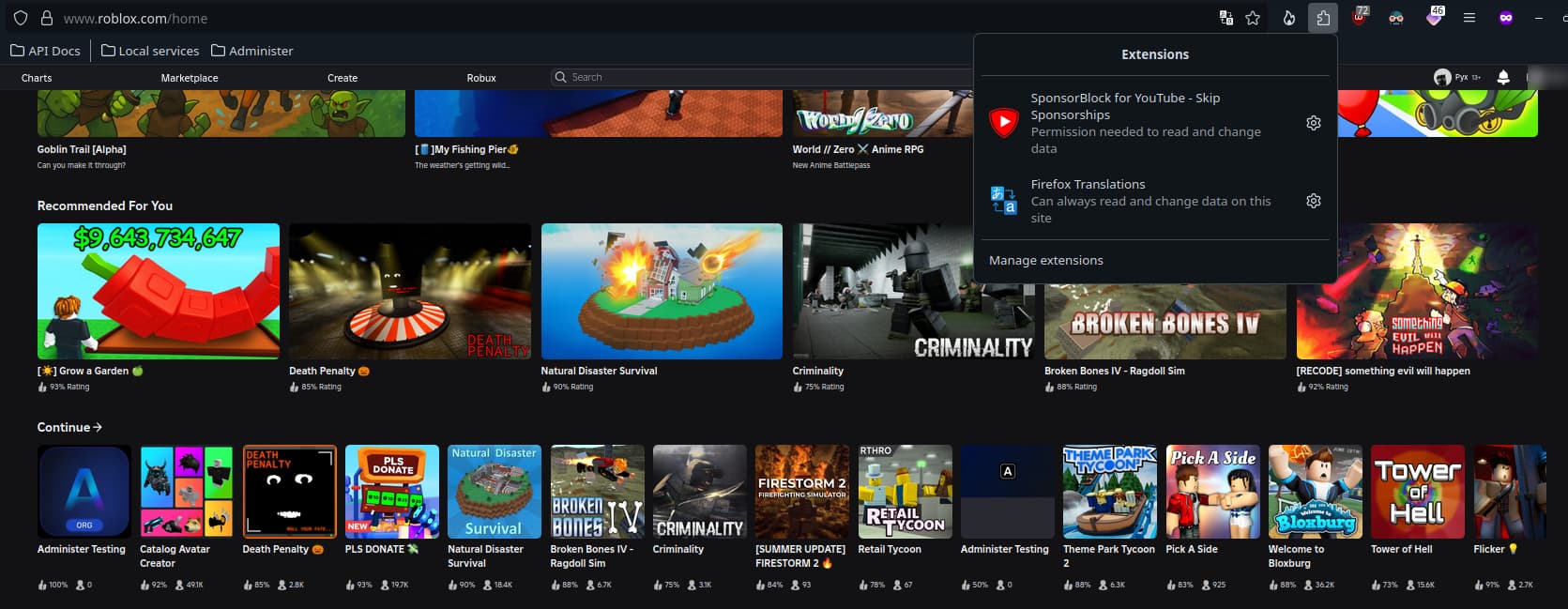 Continue Playing displaying games in the incorrect order - Roblox ...