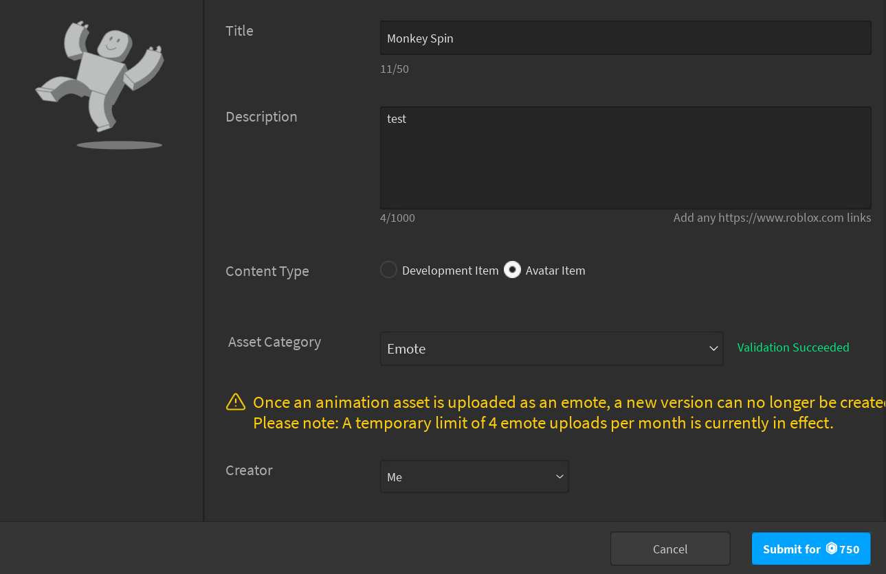 4 UGC emotes maximum per month - Platform Usage Support - Developer ...