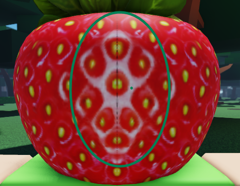 Manic Strawberry Head has seam on head - Catalog Asset Bugs - Developer ...