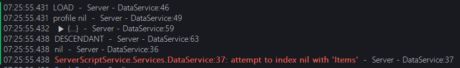 ProfileService can't load the data at all - Scripting Support ...