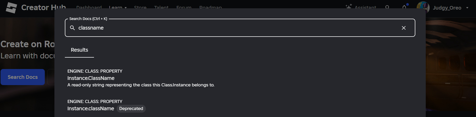 Docs Search Returns Outdated Results For `instance` Properties Documentation Issues 
