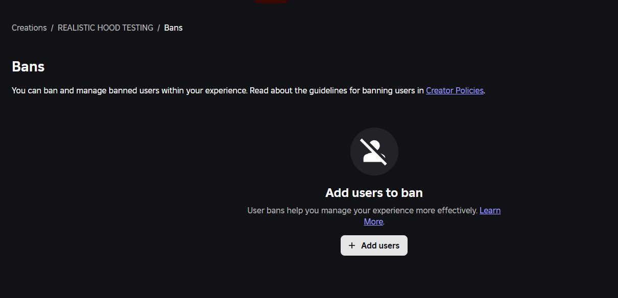 Constant Gateway Timeout (504) on /Moderation/Bans - Creator Hub ... Constant Gateway Timeout (504) on /Moderation/Bans - Creator Hub ...