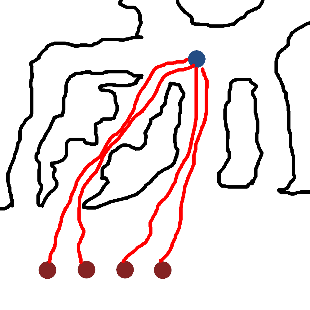 How to get all possible paths to a player/part using pathfinding - Scripting Support - Developer ...