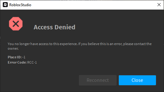 Randomly Kicked Out And Told I Am No Longer The Owner Of My Game