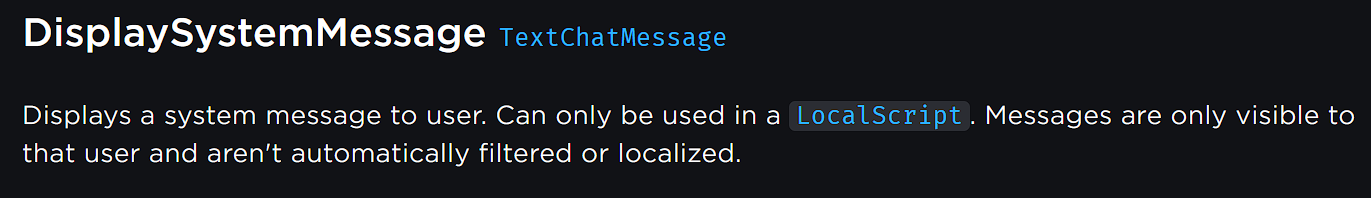 Event description for TextChatService.MessageReceived is wrong ...