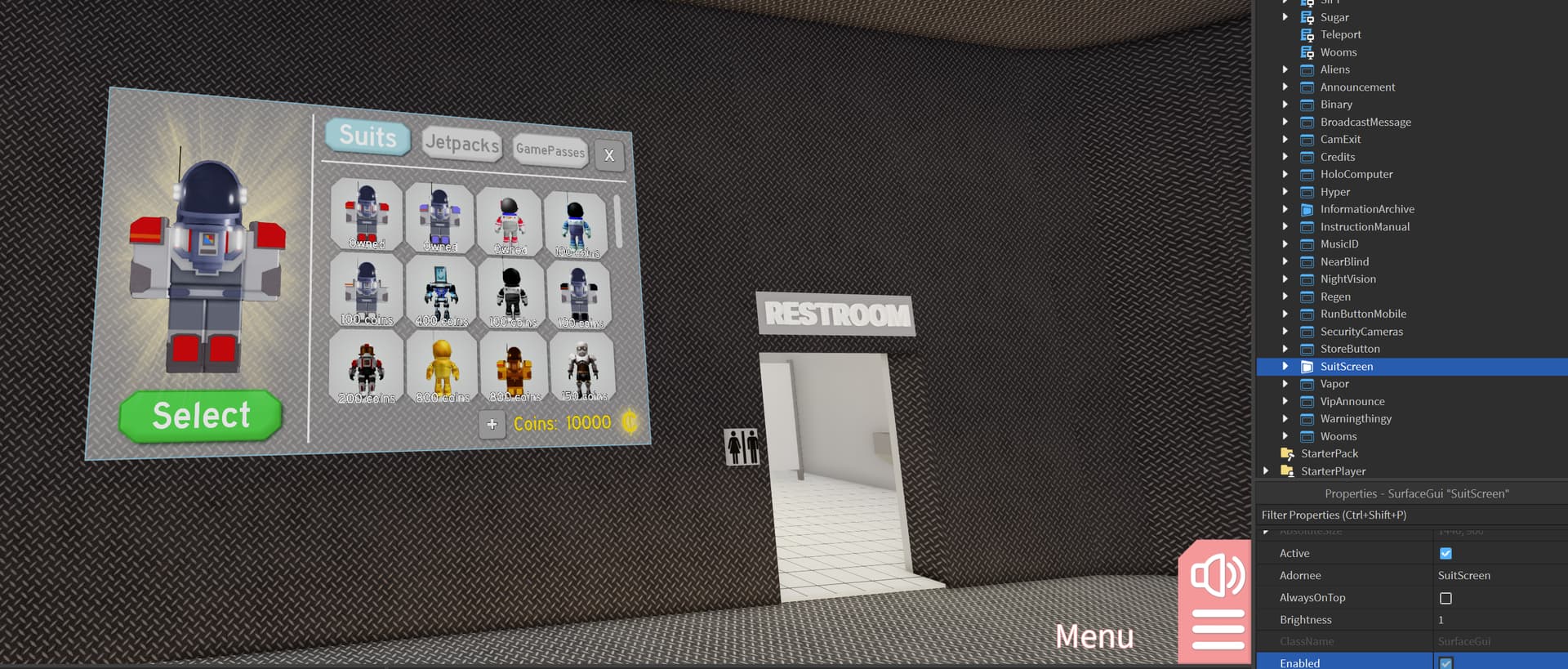 Make Surfacegui Unable To Be Interacted With By A Player With A Controller Until It Is In View