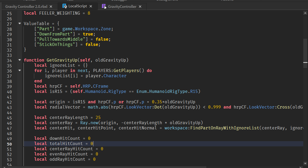 Planetary Gravity on Players - Scripting Support - Developer Forum | Roblox