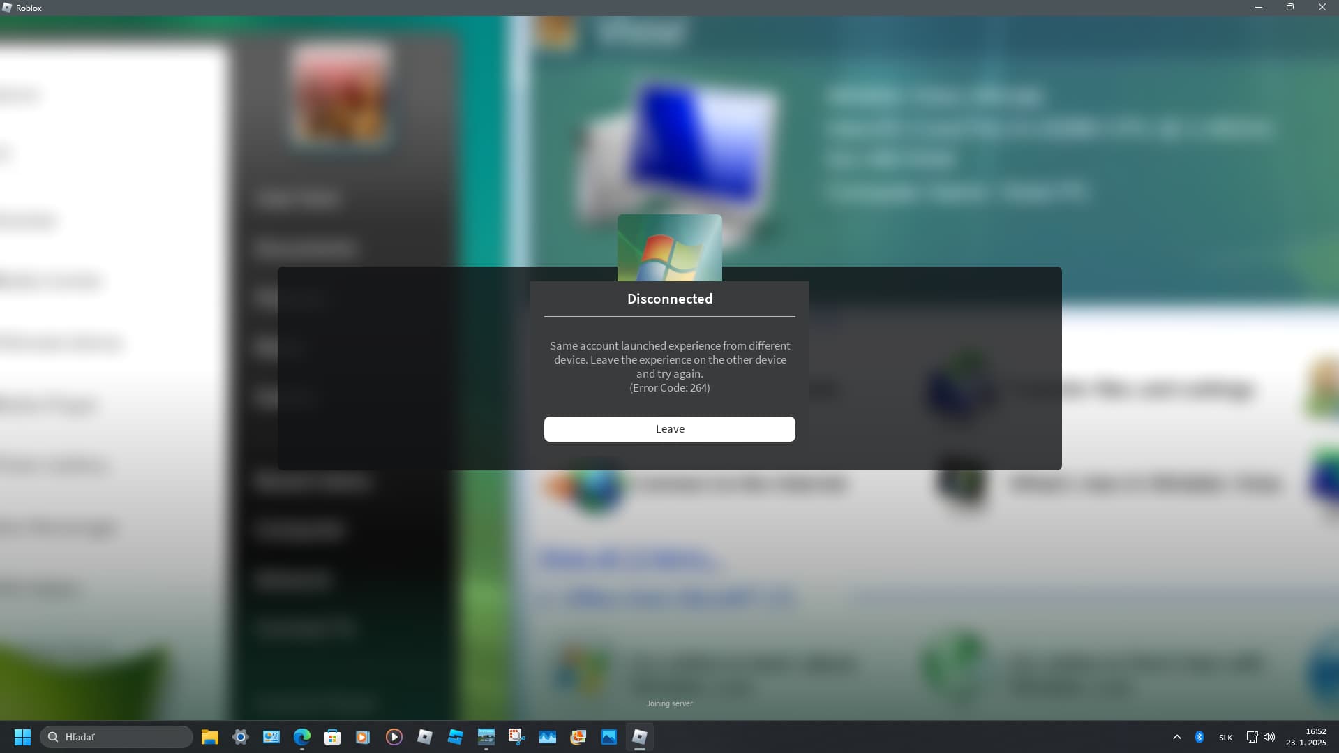 Roblox crashes everytime I want to play. Have to join three times ...