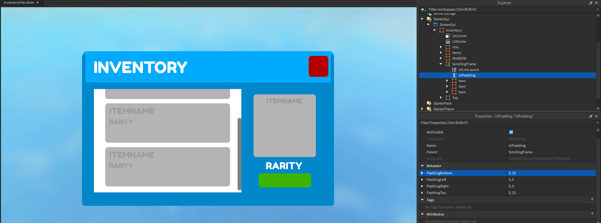 Scrollingframe Cutting Off Last Elements Inside Of It Art Design Support Developer Forum