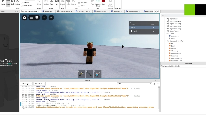 Gravity system I created has an issue relating to the Camera - Scripting Support - Developer ...