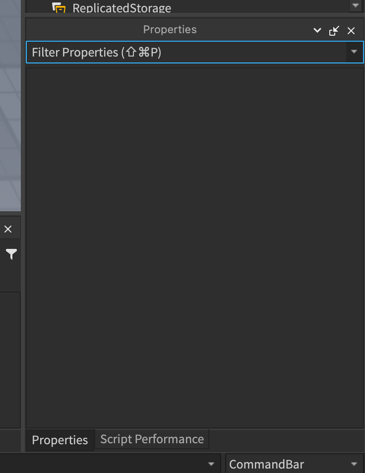 Interacting With Properties Window Sets Focus On Filter Text Box ...