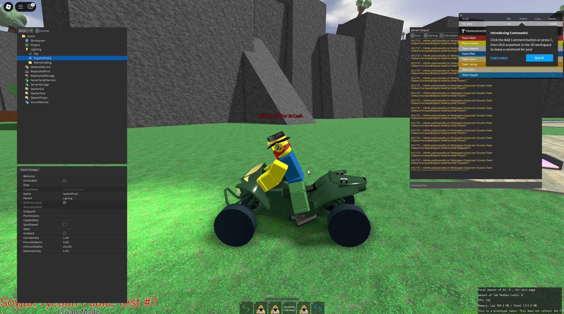 Is depth of field Broken on the latest Roblox Client/Player? - Art ...