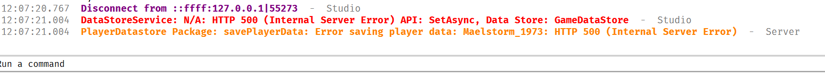 Internal Server Error - Engine Bugs - Developer Forum | Roblox
