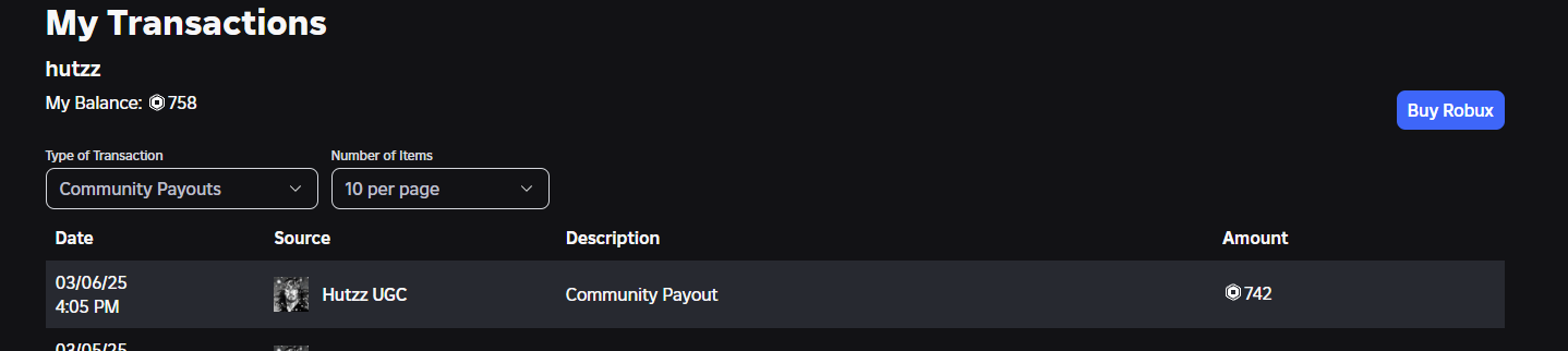 Group Payout Robux never received - Roblox Application and Website Bugs ...