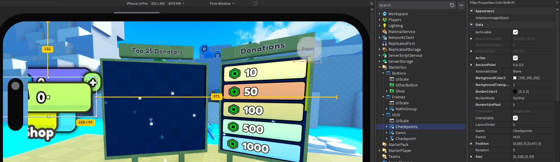 Images editted using 9-Slice are changing in shape with the screen size - Scripting Support ...