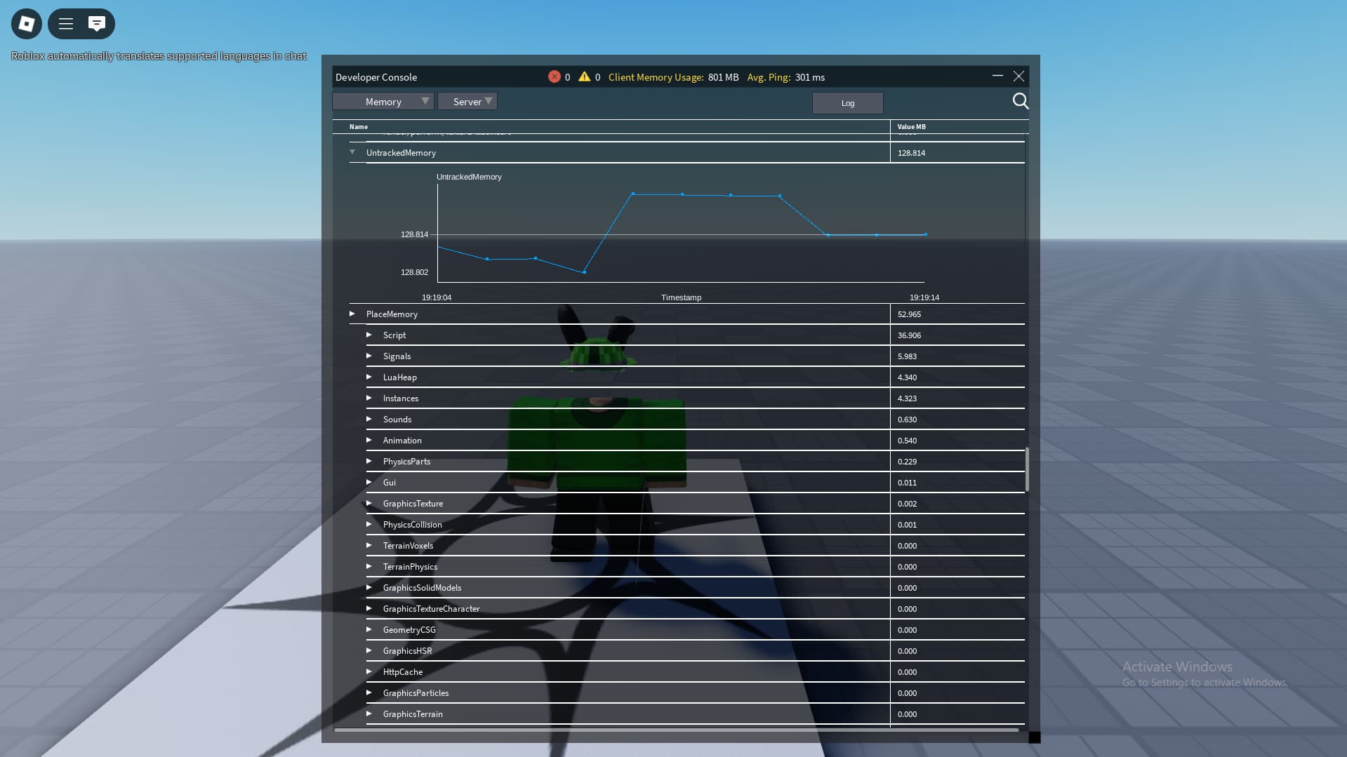 Untracked memory default from roblox? - Scripting Support - Developer ...