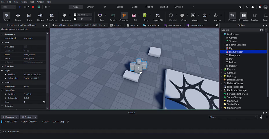 Isssue with cframing part to humanoidrootpart - Scripting Support ...