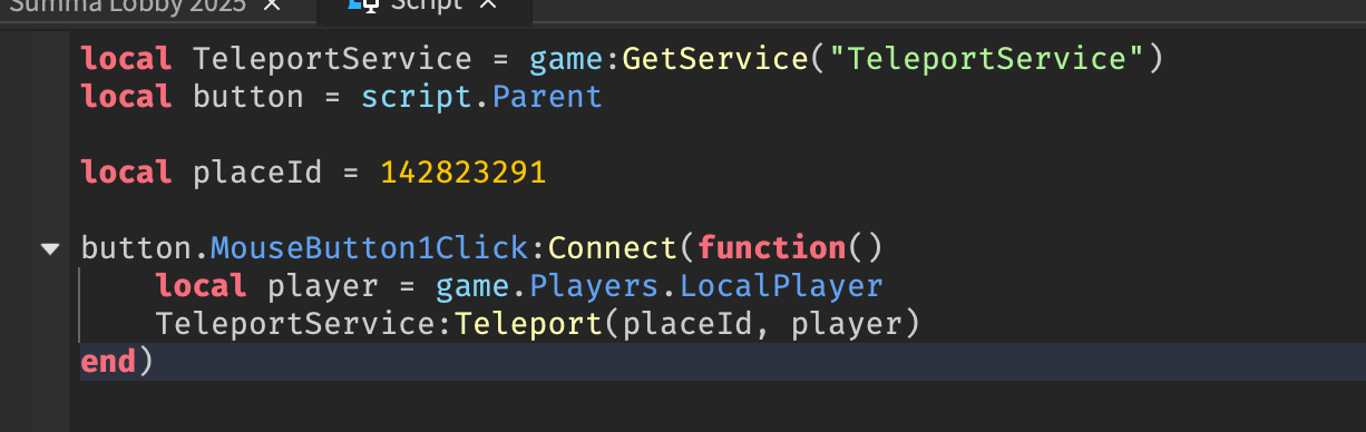 Teleporting the player to a restricted place - Scripting Support - Developer Forum | Roblox