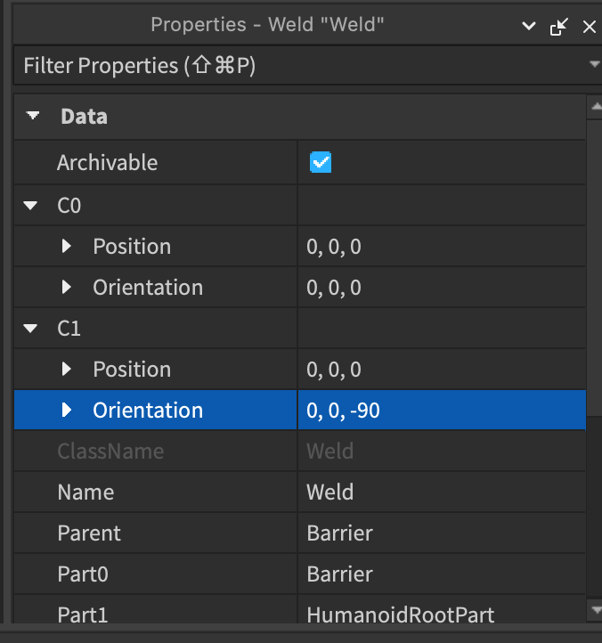 Weld strangely rotating parts - Platform Usage Support - Developer Forum | Roblox