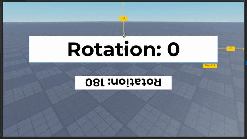 Rotated UI elements do not maintain aspect ratio when scaling with ...