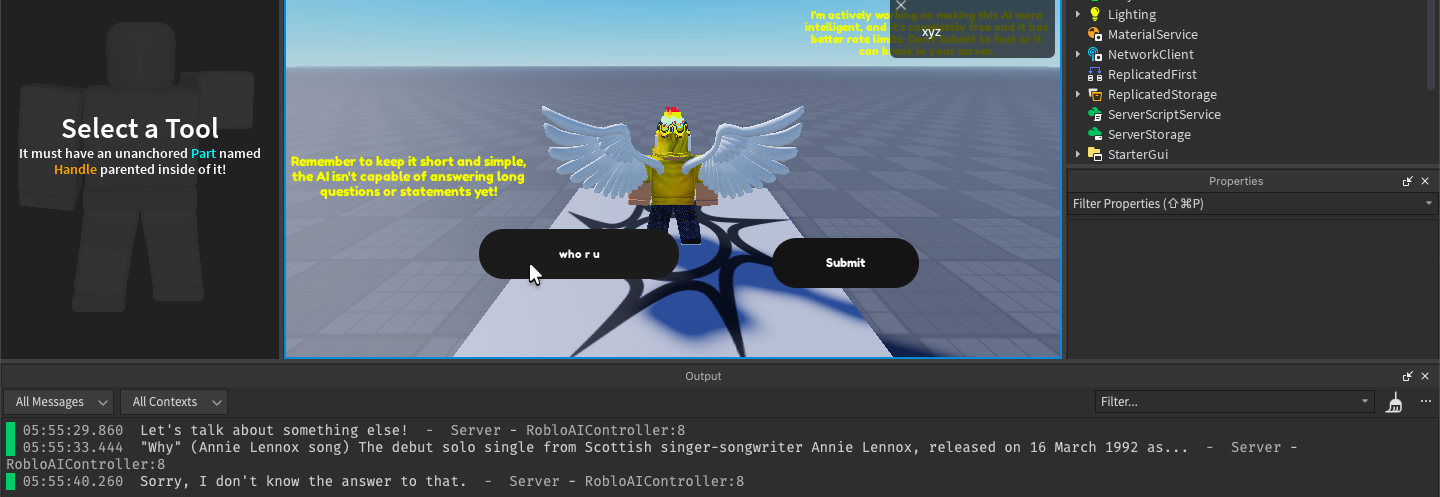 RobloAI: Self-Processing AI Responses (First on Roblox) - Community ...