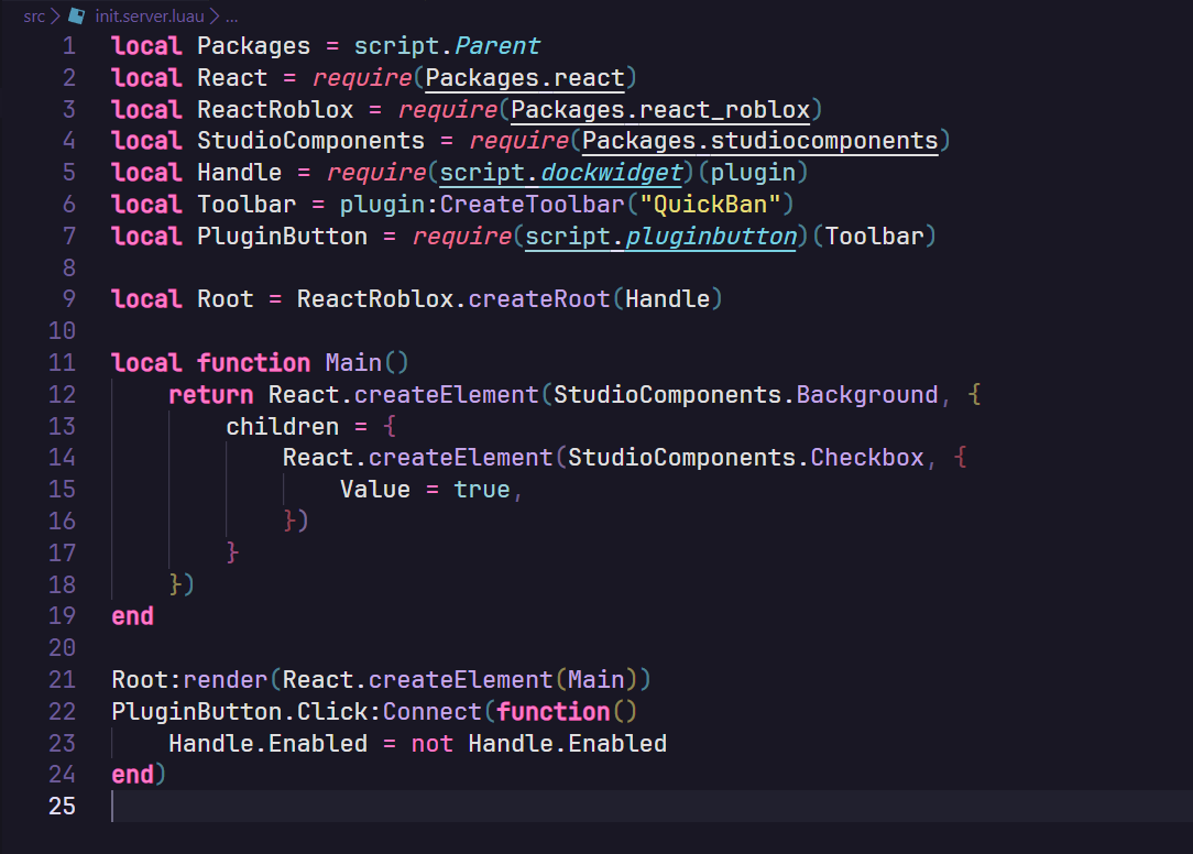 React UI not rendering on plugin until place reload - Scripting Support - Developer Forum | Roblox