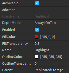 Highlights only visible to the localplayer - Art Design Support ...