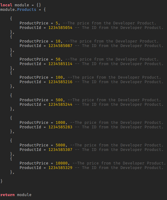 Alyths Product Information - Bulletin Board - Developer Forum | Roblox