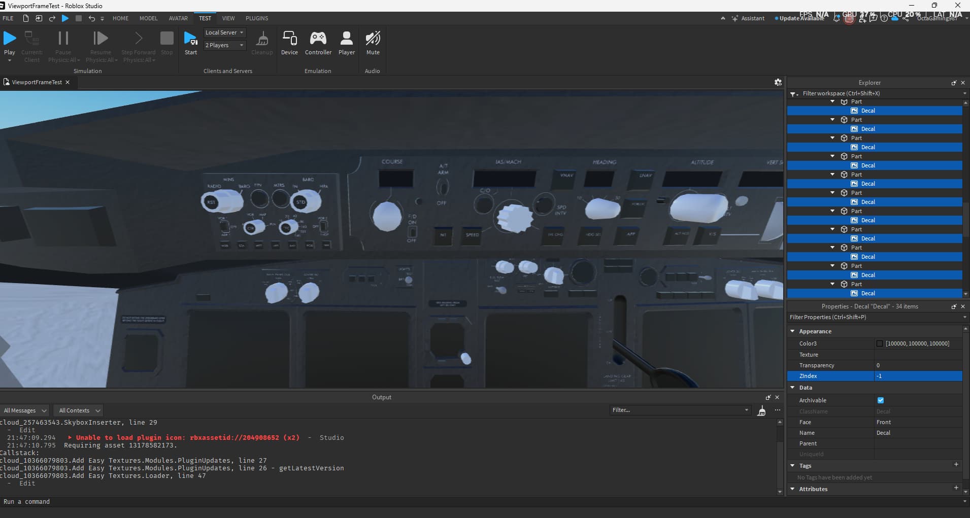 Make decals glow in viewport frames - Building Support - Developer Forum | Roblox