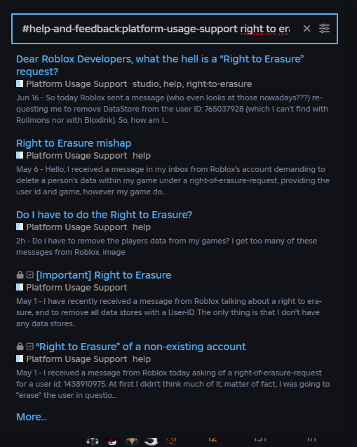 Do I have to do the Right to Erasure? - Platform Usage Support - Developer Forum | Roblox