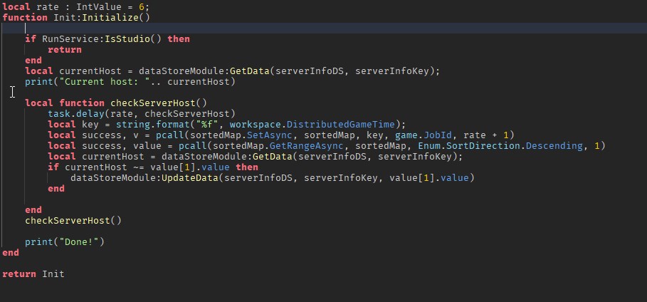 Memory Service Loop Not Grabbing Oldest Server Scripting Support Developer Forum Roblox