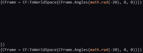 Help with CFrame Orientation and Angles - Scripting Support - Developer Forum | Roblox