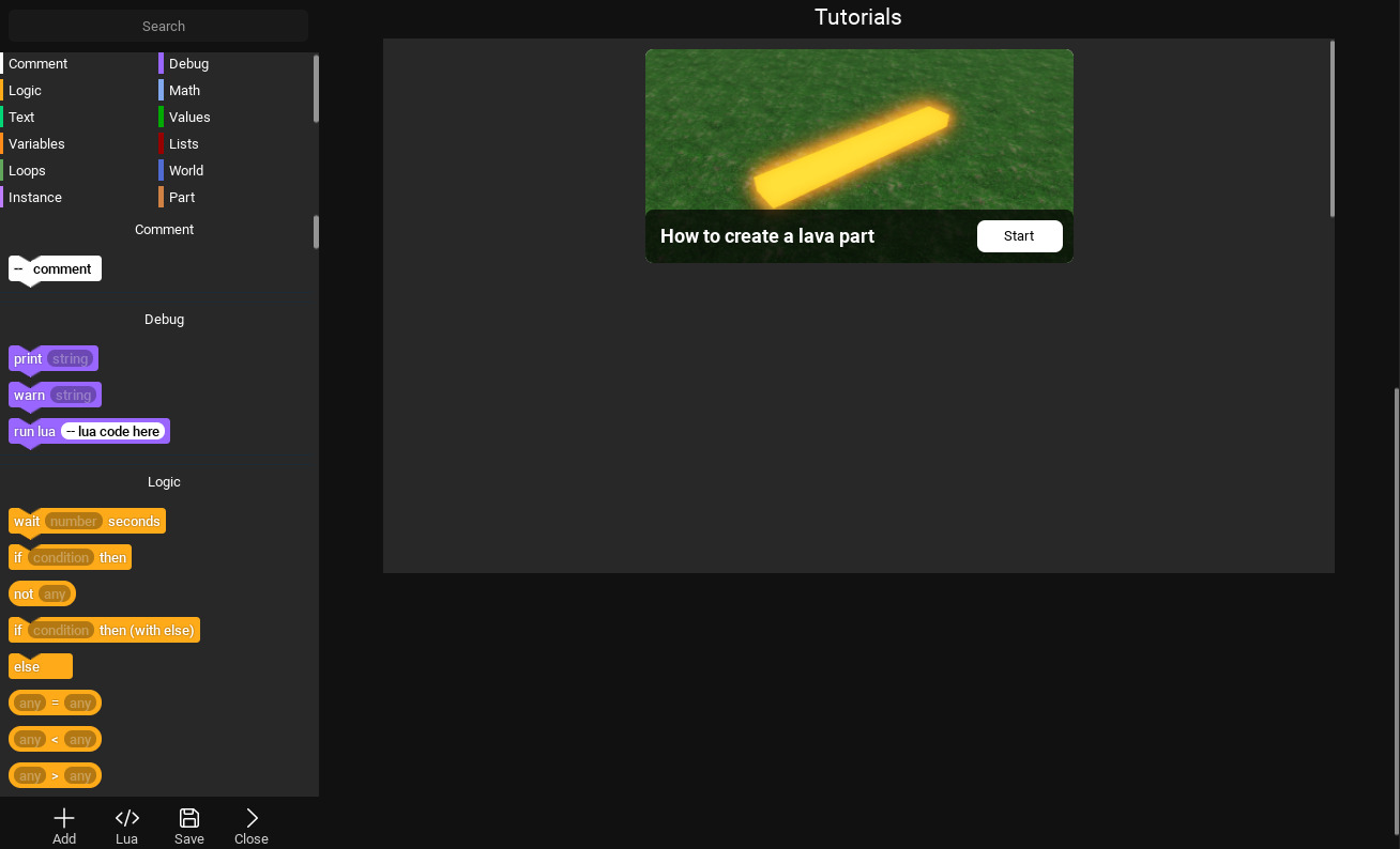 BlockLua | Roblox Visual Scripting like Scratch! - Page 11 - Community Resources - Developer ...