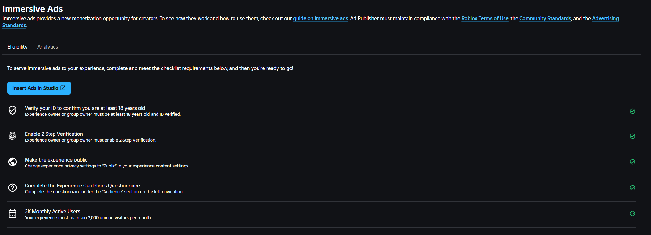 Immersive ads not working displaying for anyone - Platform Usage ...