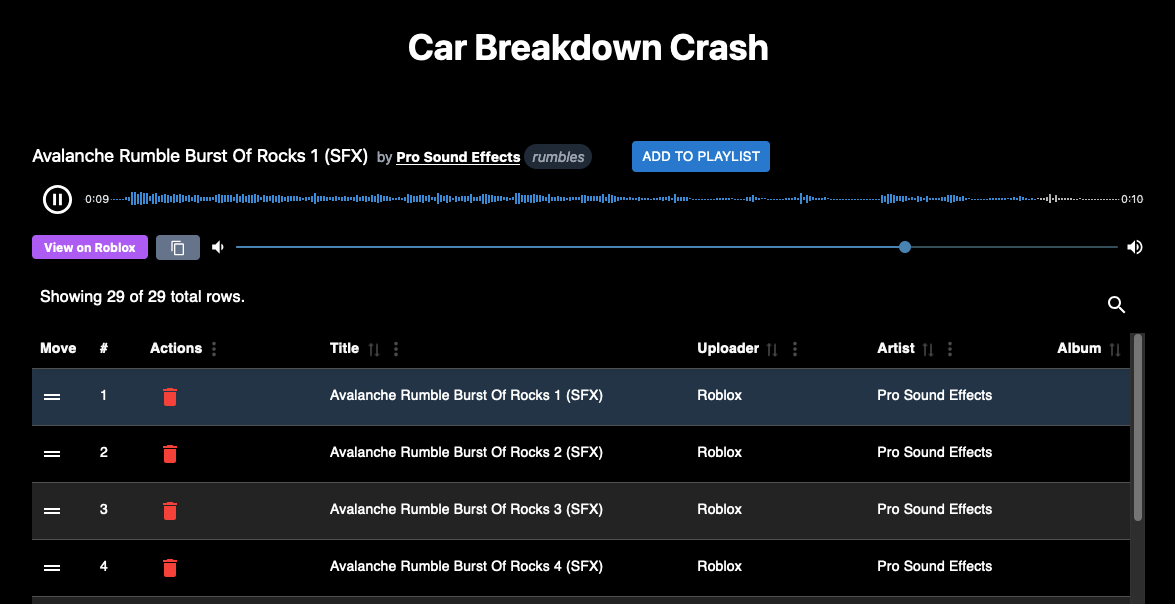 New Search Tool for Roblox Audio Discovery - Community Resources ...