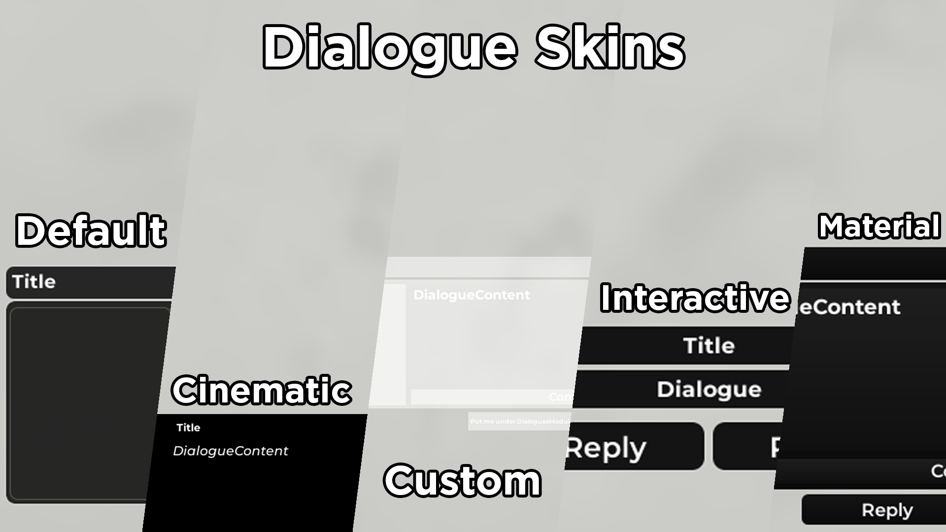 Dialogue Kit V2 // An easy way to create interactive Dialogues & Events ...