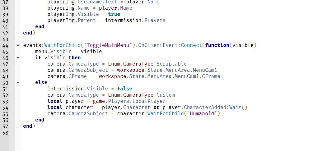 Attempt to index nil with 'intermission' - Page 3 - Scripting Support - Developer Forum | Roblox