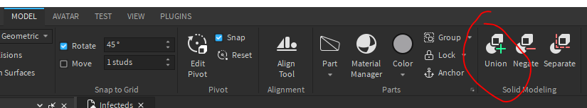 What does the red "X" mean under a part? - Building Support - Developer ...