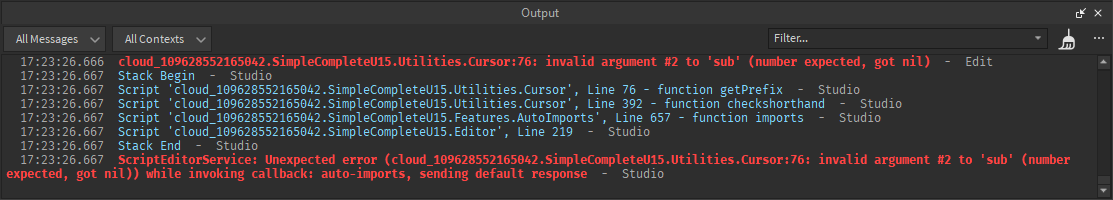 [v.18.12] SimpleComplete | Advanced scripting plugin - Page 21 - Community Resources - Developer ...