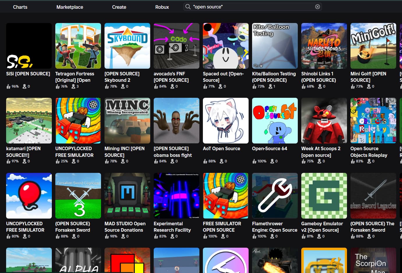 How can I locate or search for Experiences/Games/Places that have the ...