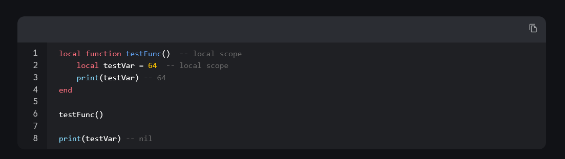 What are scopes and what do they do? - Scripting Support - Developer Forum | Roblox