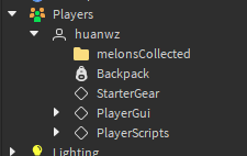 How do i clone a value that has the same name as the part touched and put it into a different ...