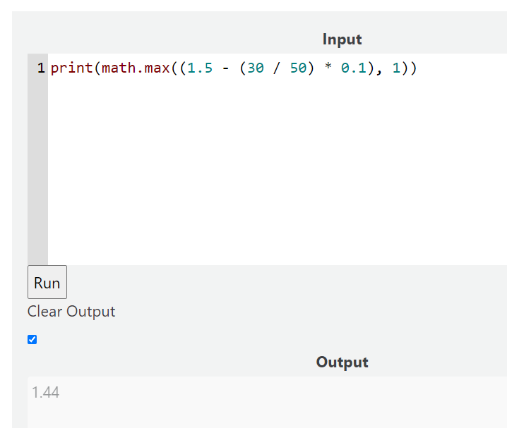 Higher multiplier for when number gets smaller - Scripting Support ...