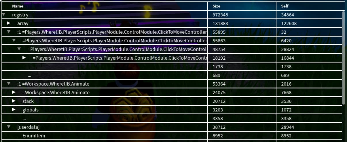 Introducing the Luau VM memory exploration tools - Announcements - Developer Forum | Roblox