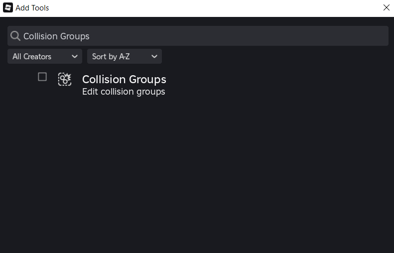Where are the collisions groups? - Platform Usage Support - Developer Forum | Roblox