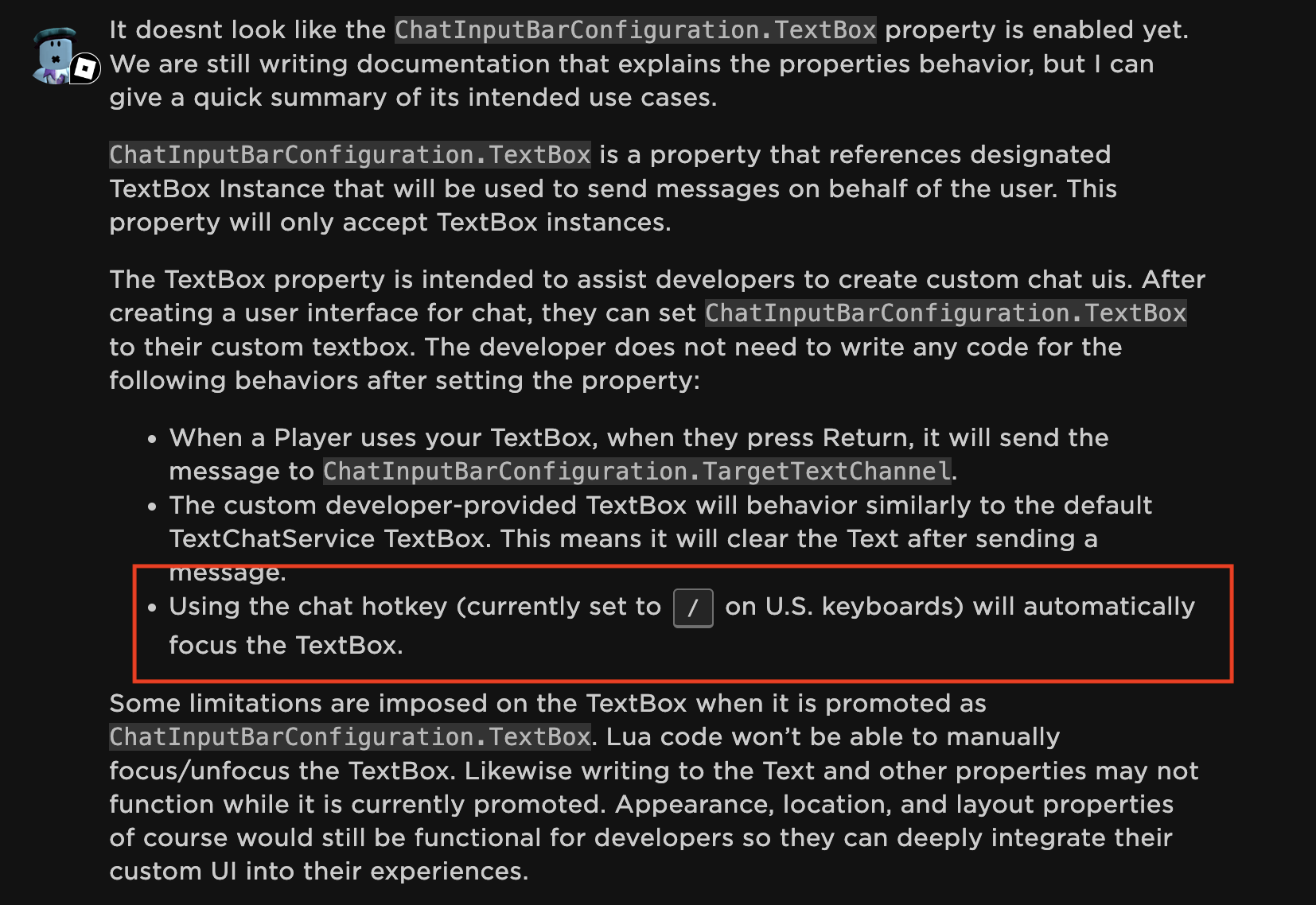 Cannot use :CaptureFocus() on a TextBox that is reserved - Scripting Support - Developer Forum ...
