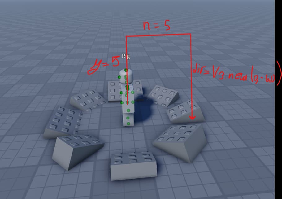 Calculate ray origin, direction and length on a sloped wall - Scripting Support - Developer ...