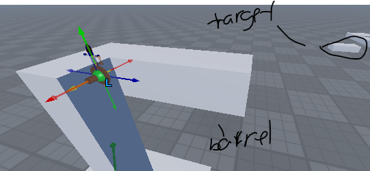 Help, my hinge constraint is not aiming properly at the target sometimes - Scripting Support ...