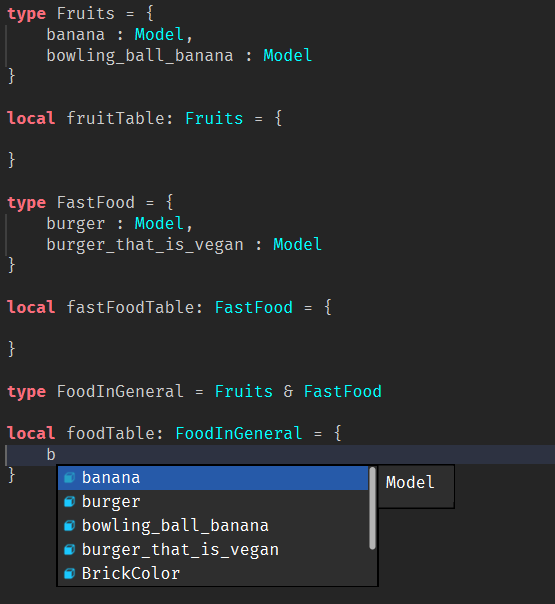 What does & do when defining a type and how do I integrate it? - Scripting Support - Developer ...